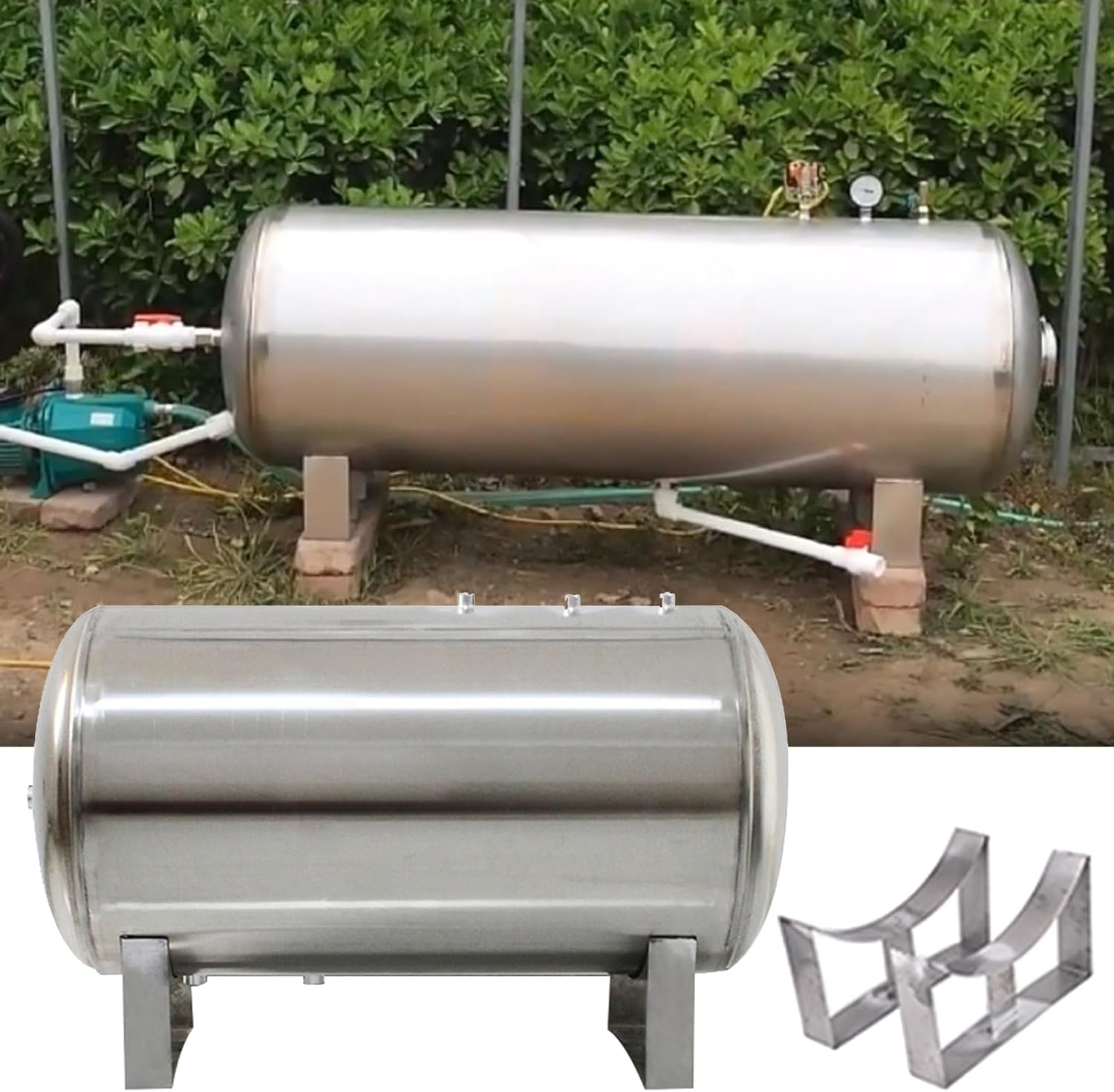 20 26 40 50 65 80 130 Gallon Large Horizontal Well Pressure Tank for ...