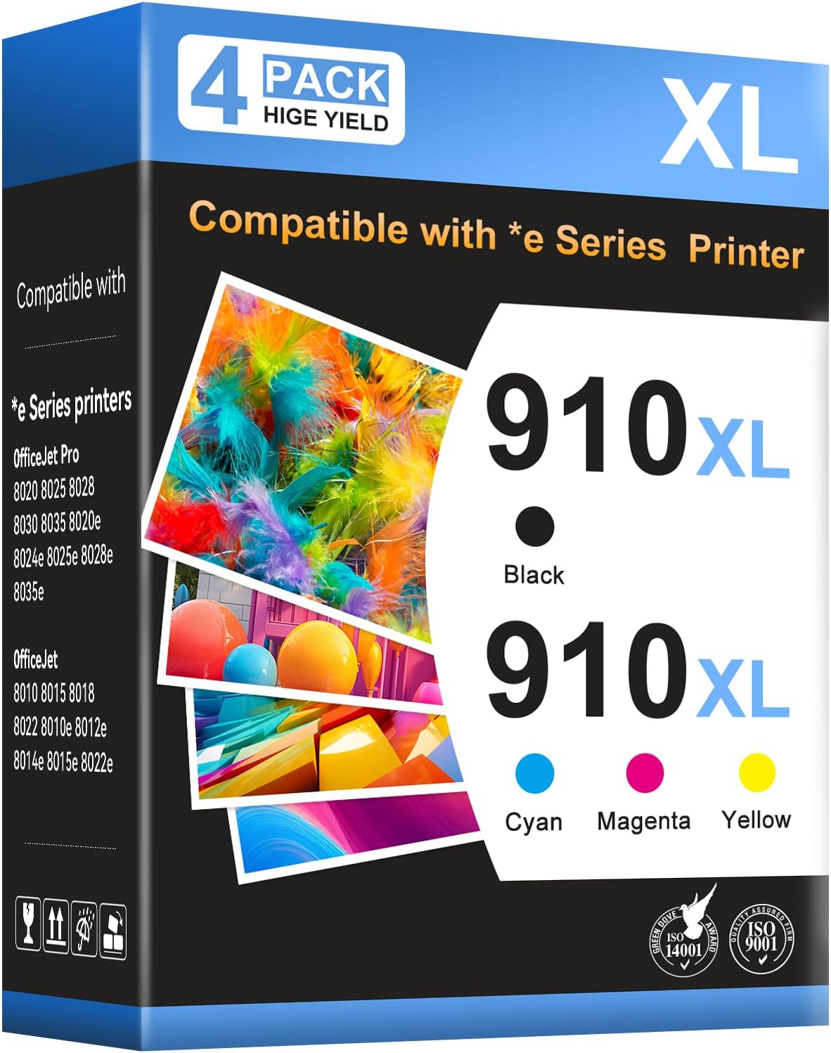 Amazon.com: 910XL Combo Pack Replacement Compatible for HP Ink HP910 ...