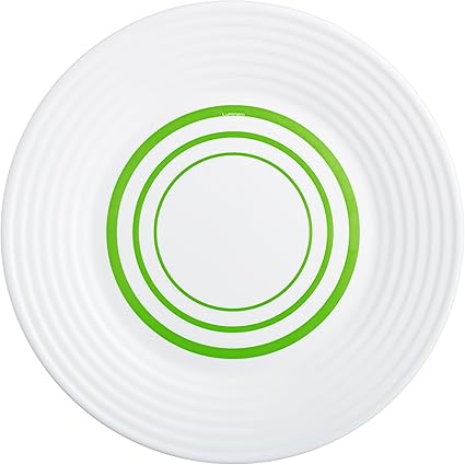 Amazon.com | Luminarc HARENA COLORAMA L8389 Set of 6 Flat Plates 25 cm ...