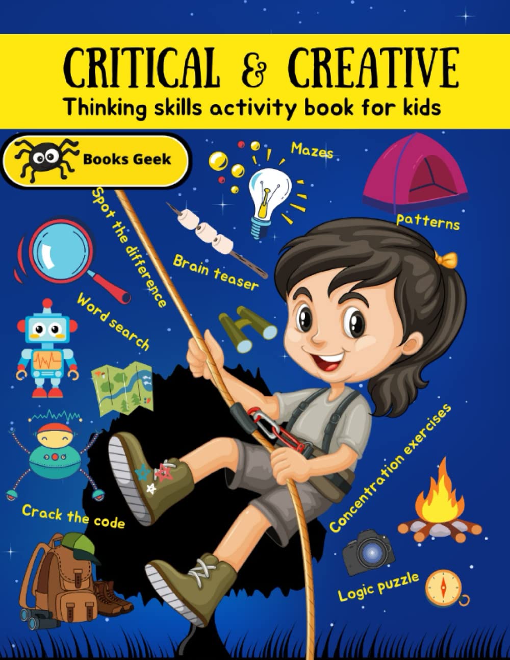 critical thinking activity book for kids: creative thinking activity ...