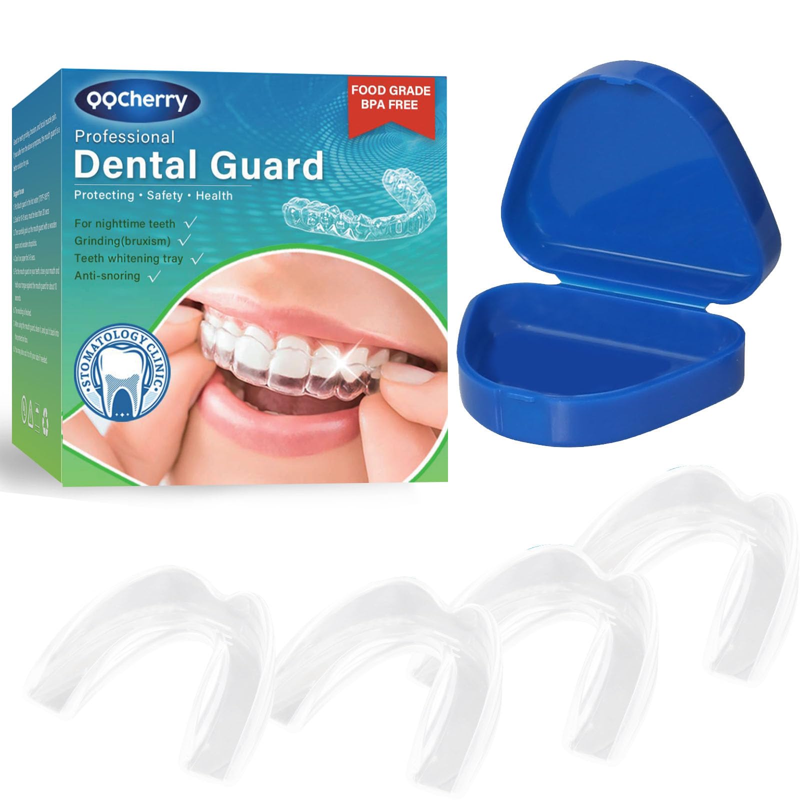 Mouth Guard for Grinding Teeth, 4Pack Mouth Guards for Teeth Grinding ...