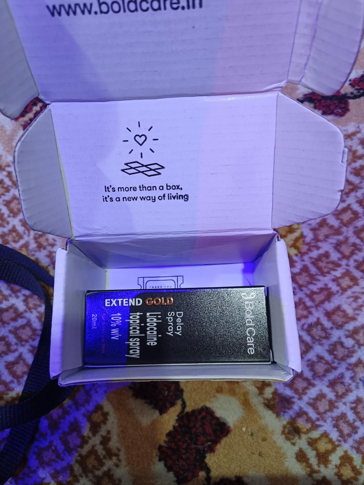 Buy Bold Care EXTEND™ Gold Spray for Men - Designed for Sensitive Skin ...