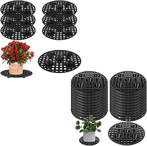 Amazon.com: QTLCOHD 24Pcs 8 Inch Plant Level Pot Elevator with 6 Pcs 12 ...