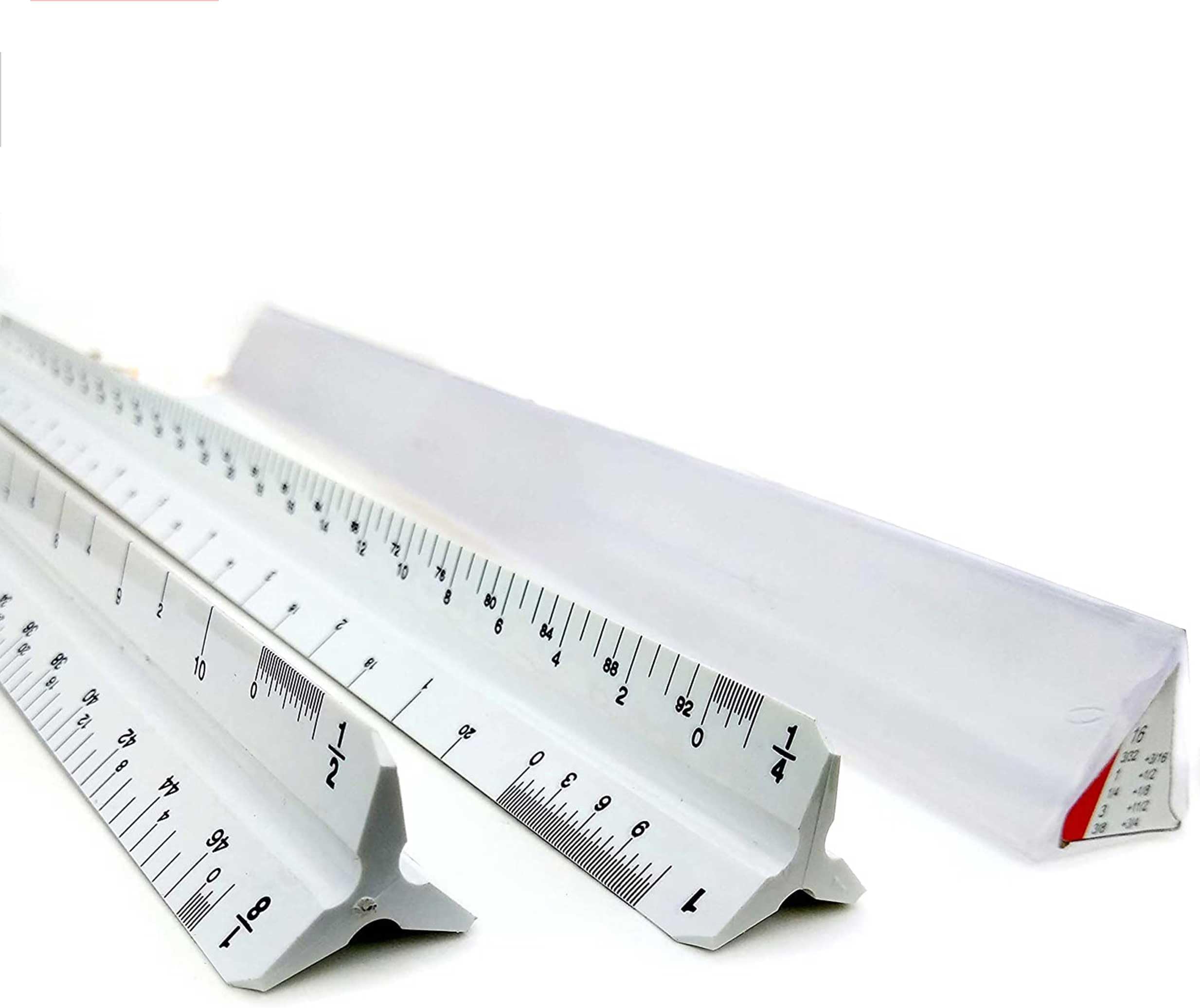 Liquidraw Imperial Triangular Scale Ruler 12", Architectural : Amazon ...