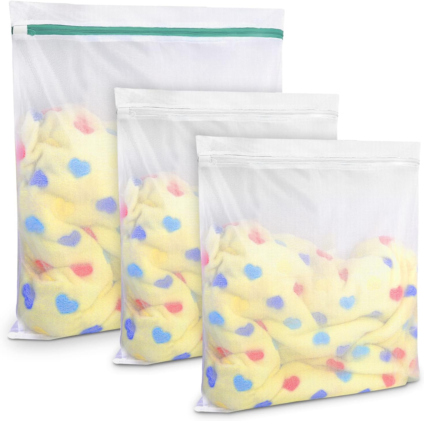 BAGAIL Mesh Laundry Bags, Washing Machine Wash Bags, Reusable and ...