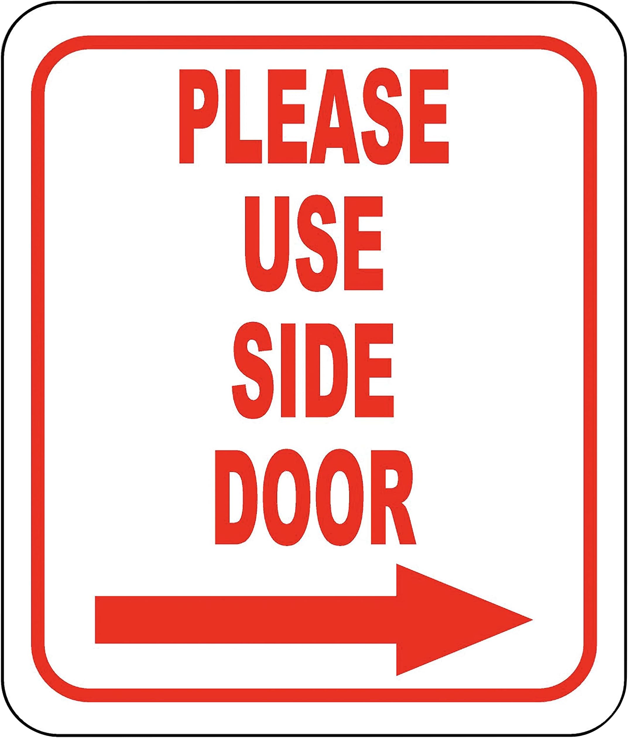 Amazon.com: GRAPHICS & MORE Please Use Other Door Right Arrow ...