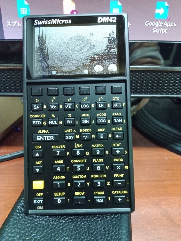 Amazon | SwissMicros DM42 電卓 - 高度なRPN科学電卓 ディスプレイ、プログラム可能、エンジニアや数学者に最適 ...