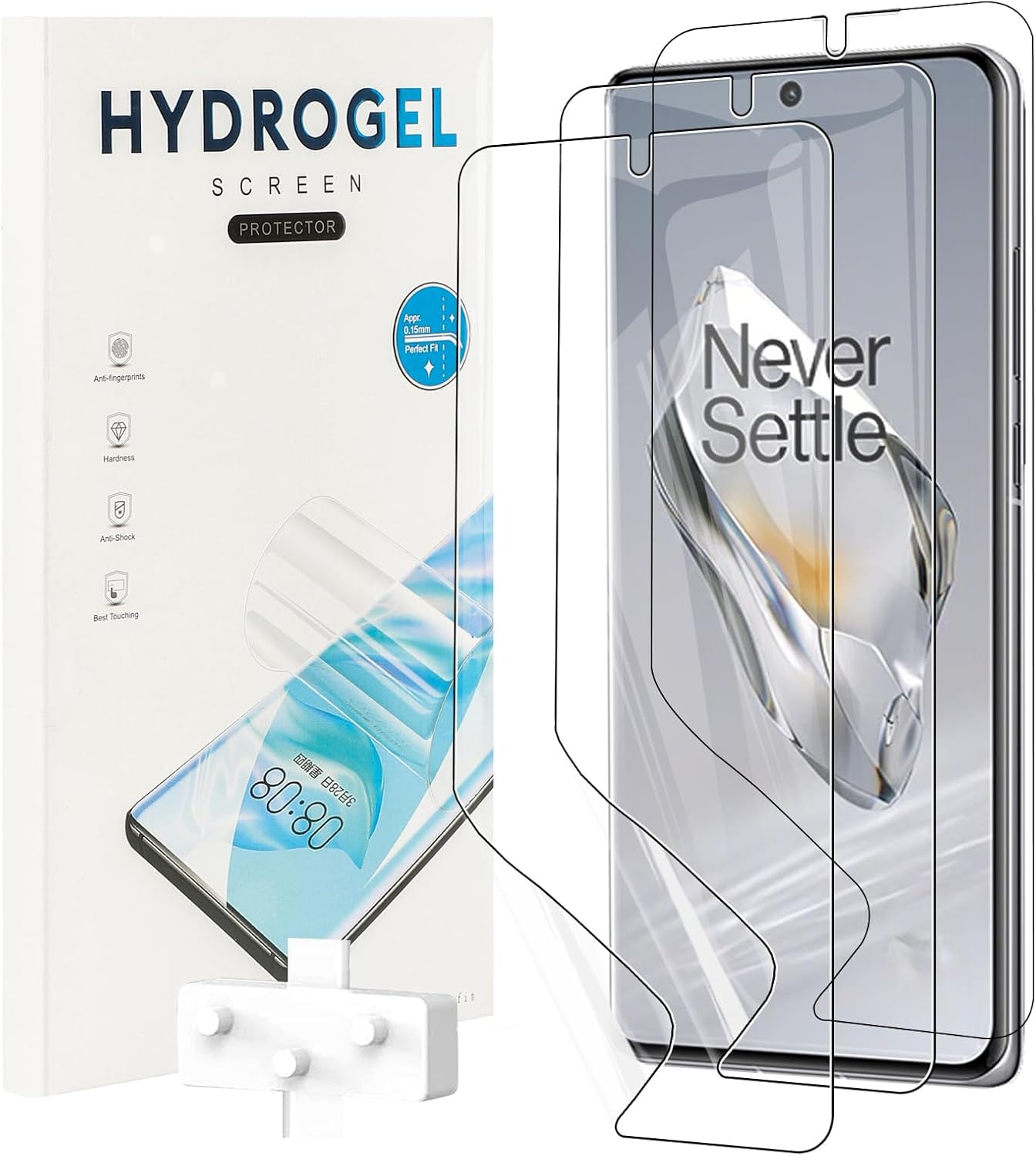 KZIOACSH Screen Protector for OnePlus 13/OnePlus 12, 3 Pack Flexible ...