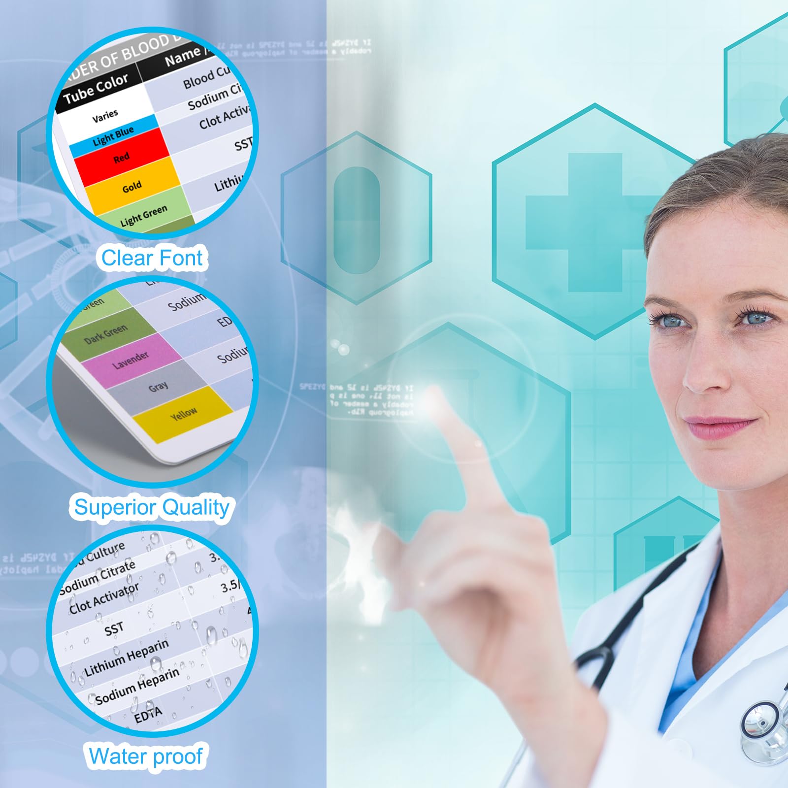 Snapklik.com : 3 Pieces Order Of Blood Draw Card Order Of Blood Draw ...