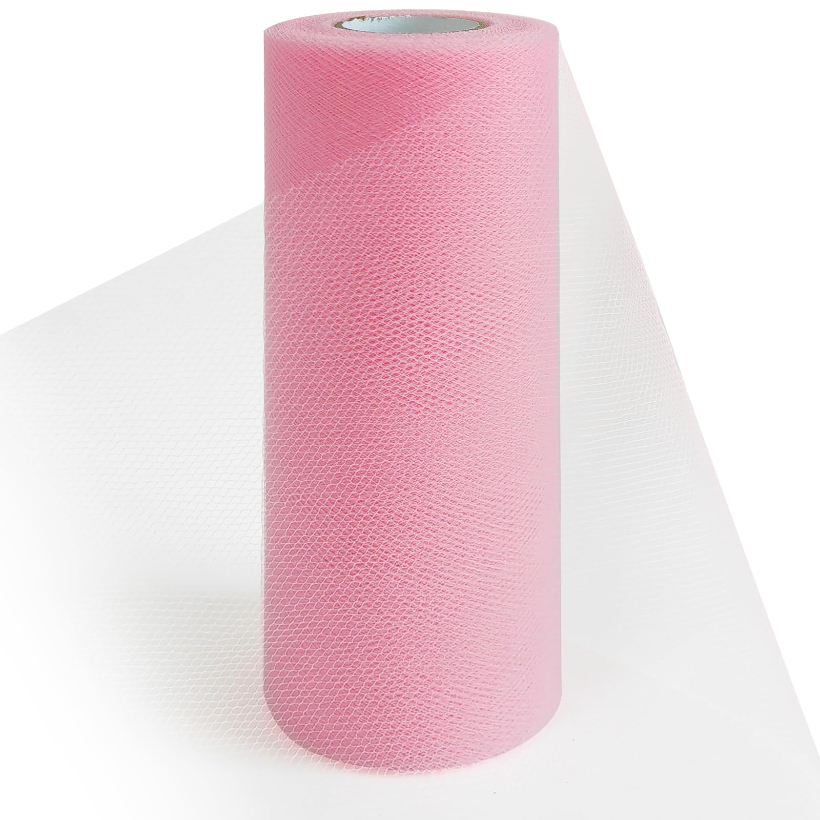 Amazon.com: Pink Tulle Fabric 6 Inch 25 Yards Sheer Tulle Netting Spool ...