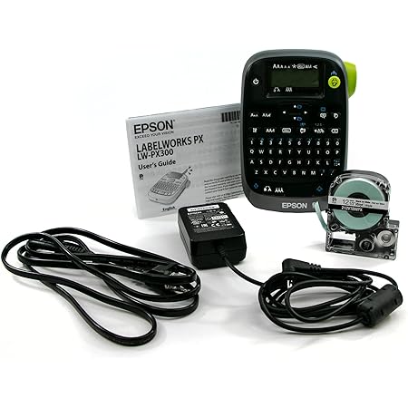 Amazon.com : LABELWORKS Epson LW-PX300 Power Bundle – Sticker Labels ...
