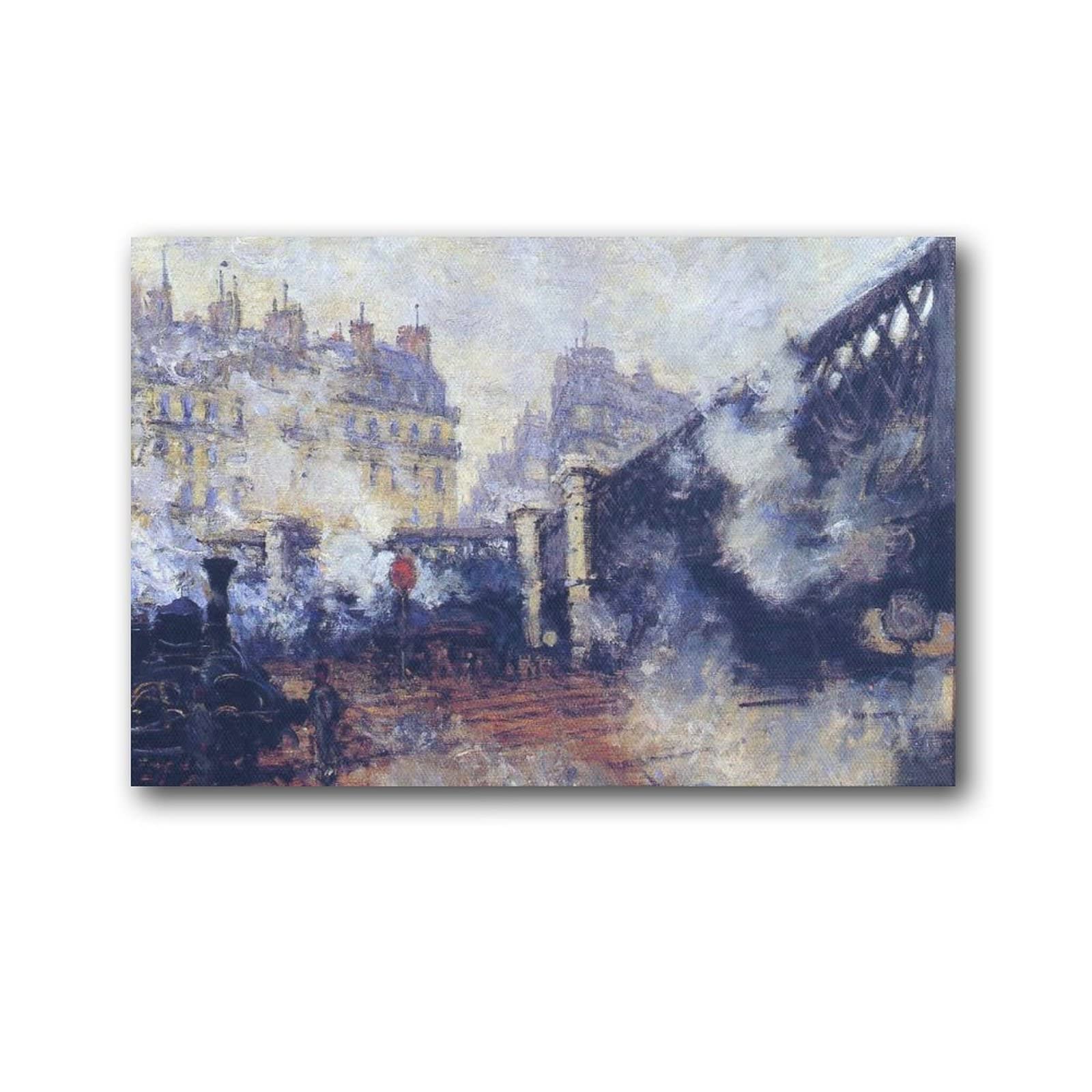 Claude Monet Saint Lazare Train Station