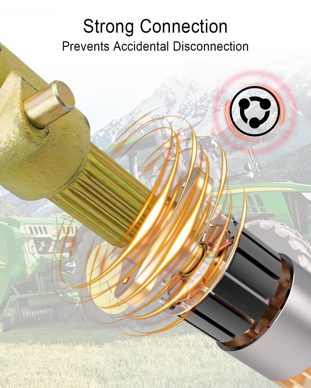 Snapklik.com : Extender Adaptor For Tractor, 1-3/8" & 6 Spline Female ...
