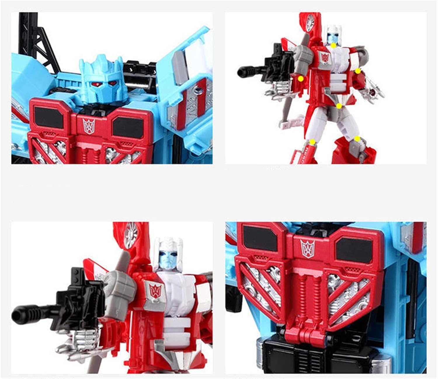 Pinkyee Transformers Toys Set-Defensor Transformers Toy Combiner 5 in 1 ...