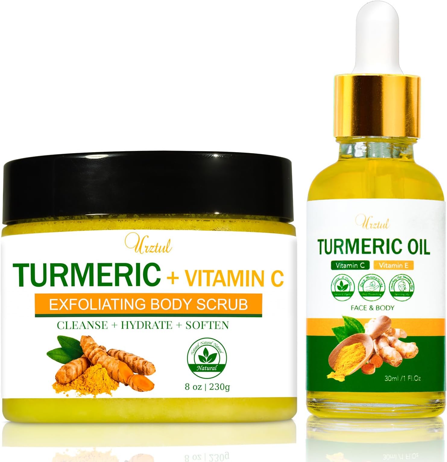 Amazon.com: Turmeric Body Scrub Turmeric Oil, Natural Organic Hydrating ...