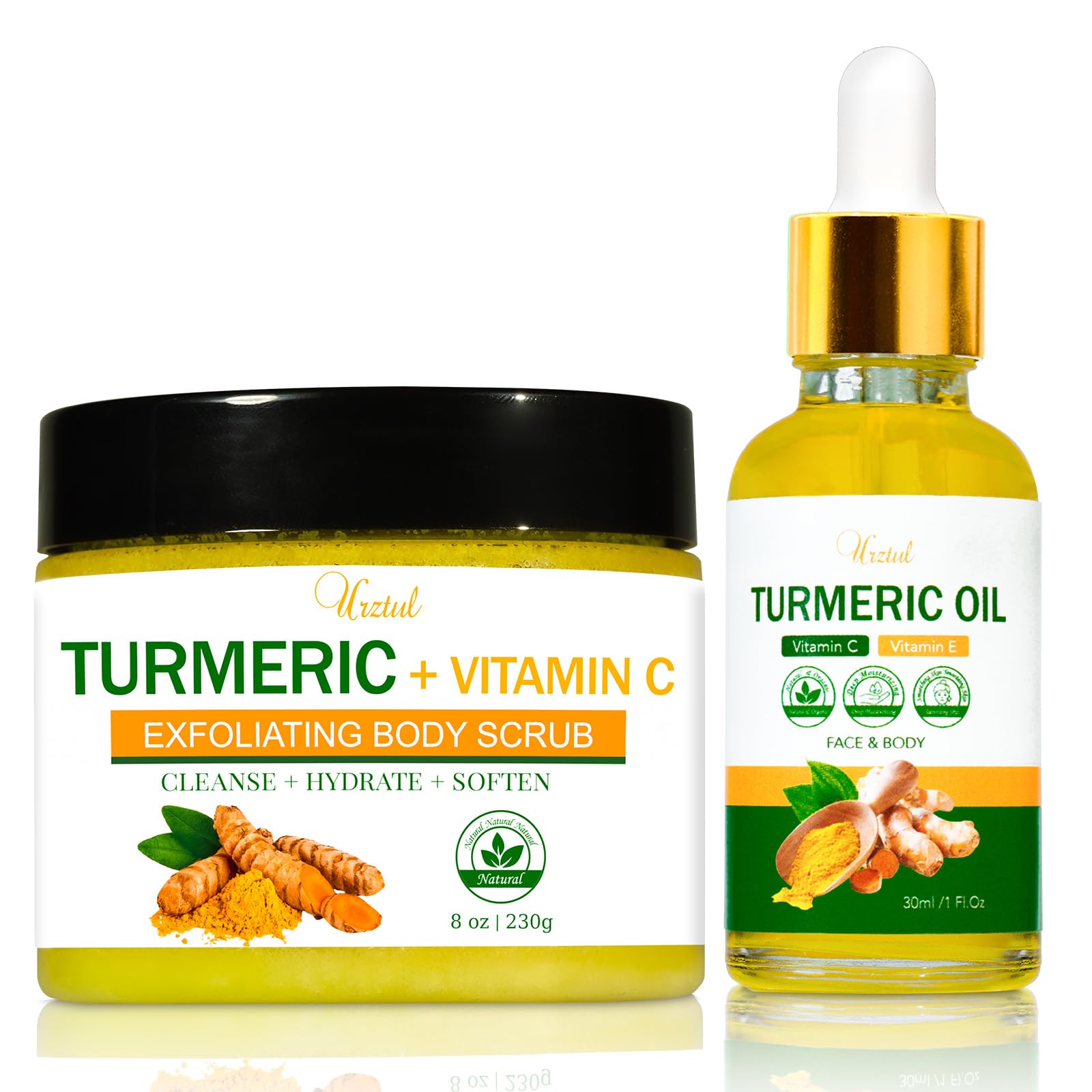 Amazon.com : Turmeric Body Scrub Turmeric Oil, Natural Organic ...