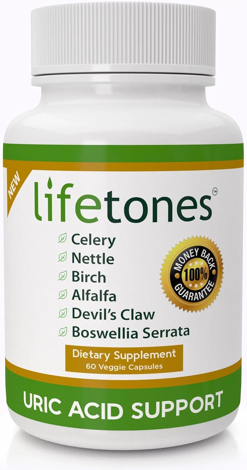 Amazon.com: LLK Uric Acid Support Capsules - 60 Count : Health & Household