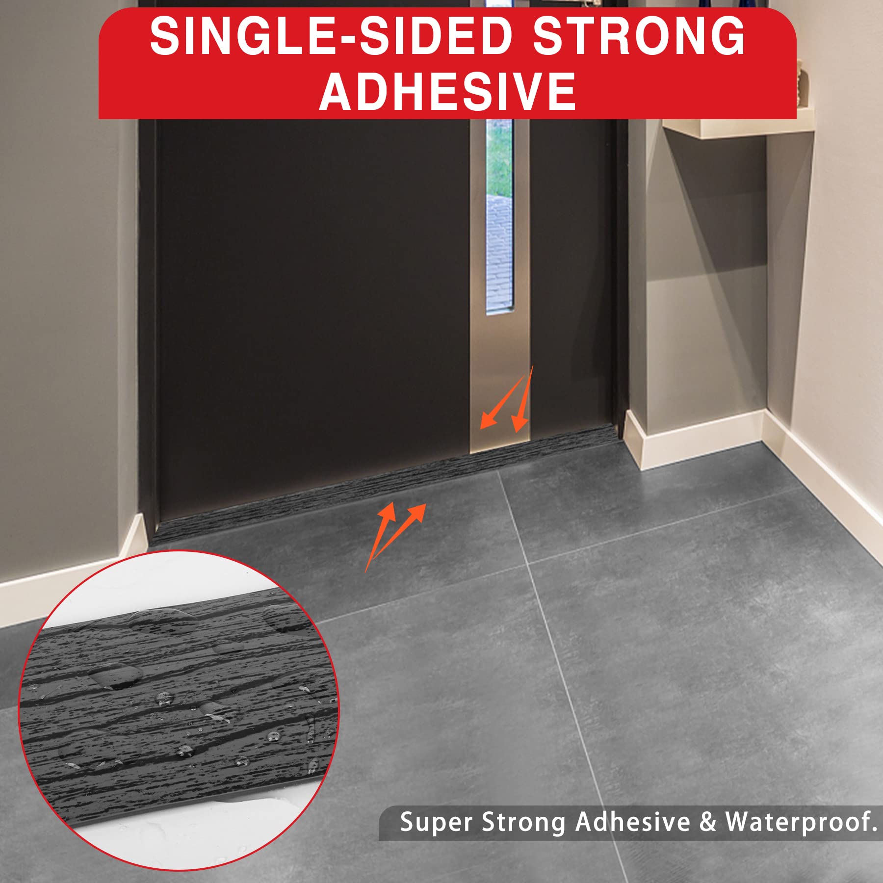 Snapklik.com : TolanBt 5 Foot Floor Transition Strip Self Adhesive ...