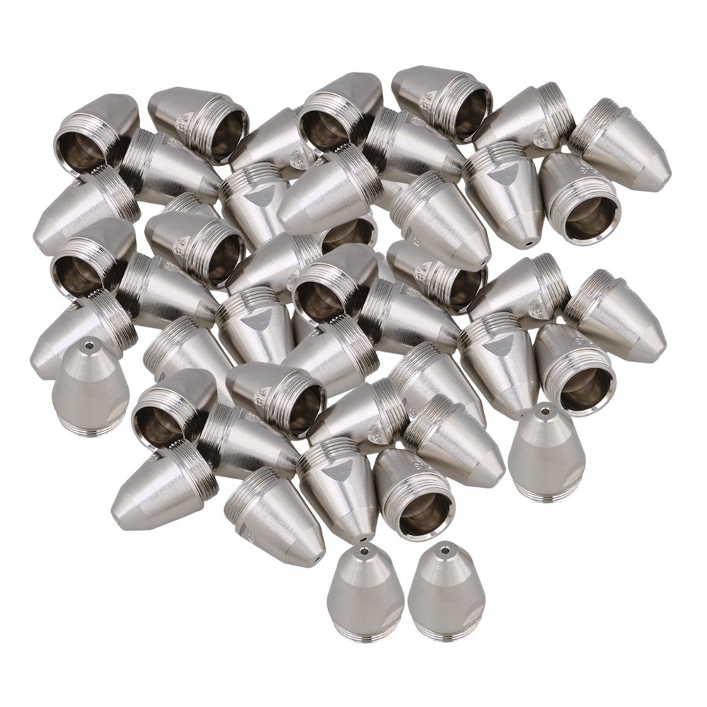 Buy CNBTR 1.8mm Silver P80 Arc Electrode Nozzles Tip Shield Cup Plasma ...