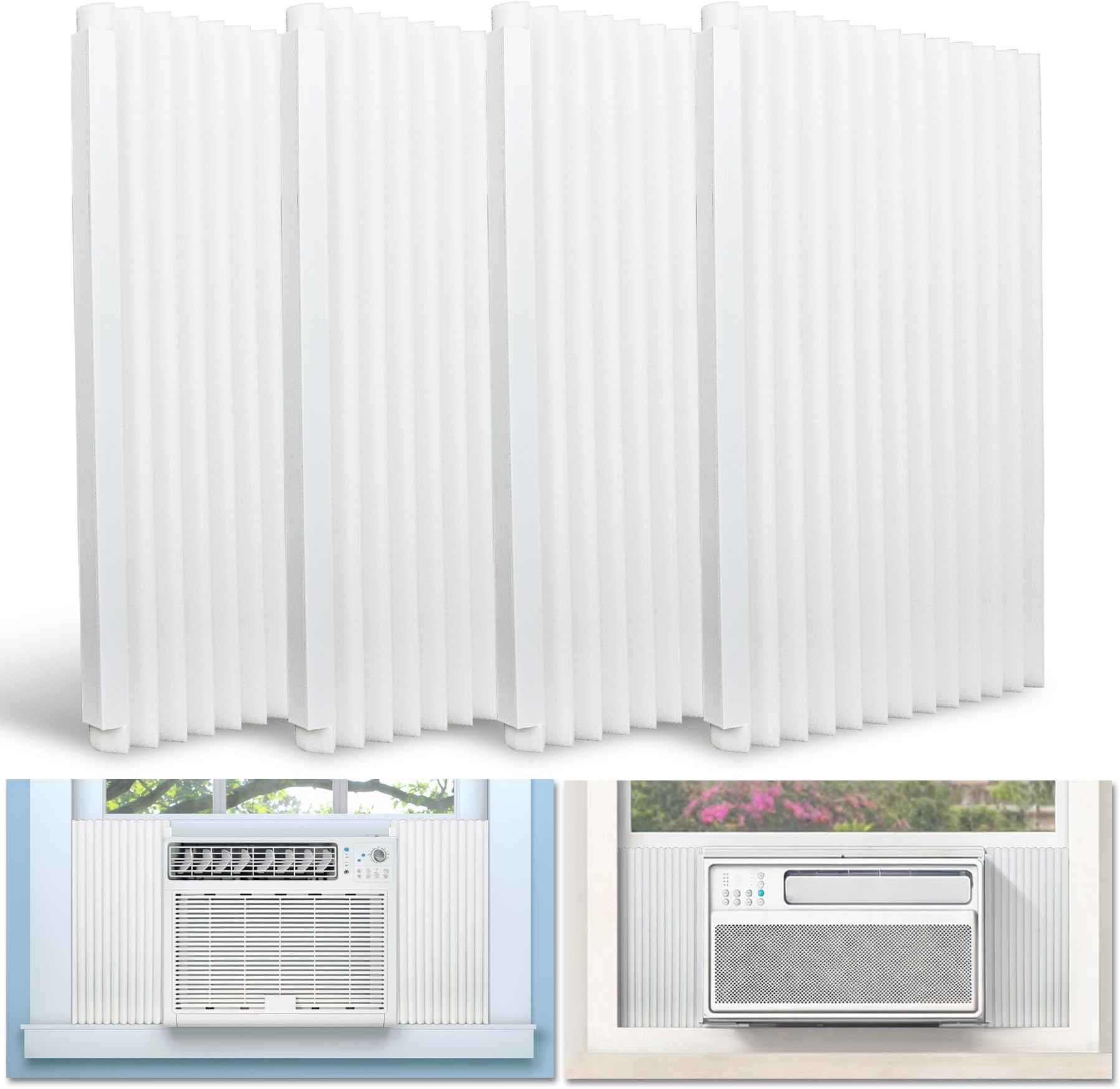 Amazon.com: Mxclimate Full Surround Window AC Insulation Foam Side ...