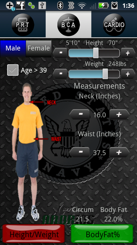 Navy PFA - App on Amazon Appstore