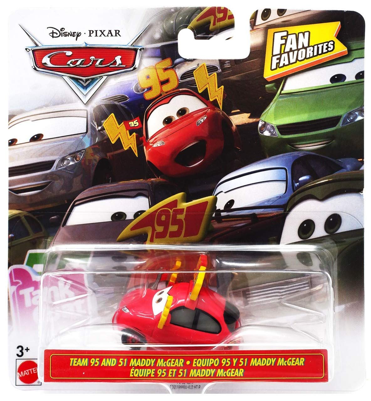 Buy Pixar Disney Cars Fan Favorites Team 95 & 51 Maddy McGear Diecast ...