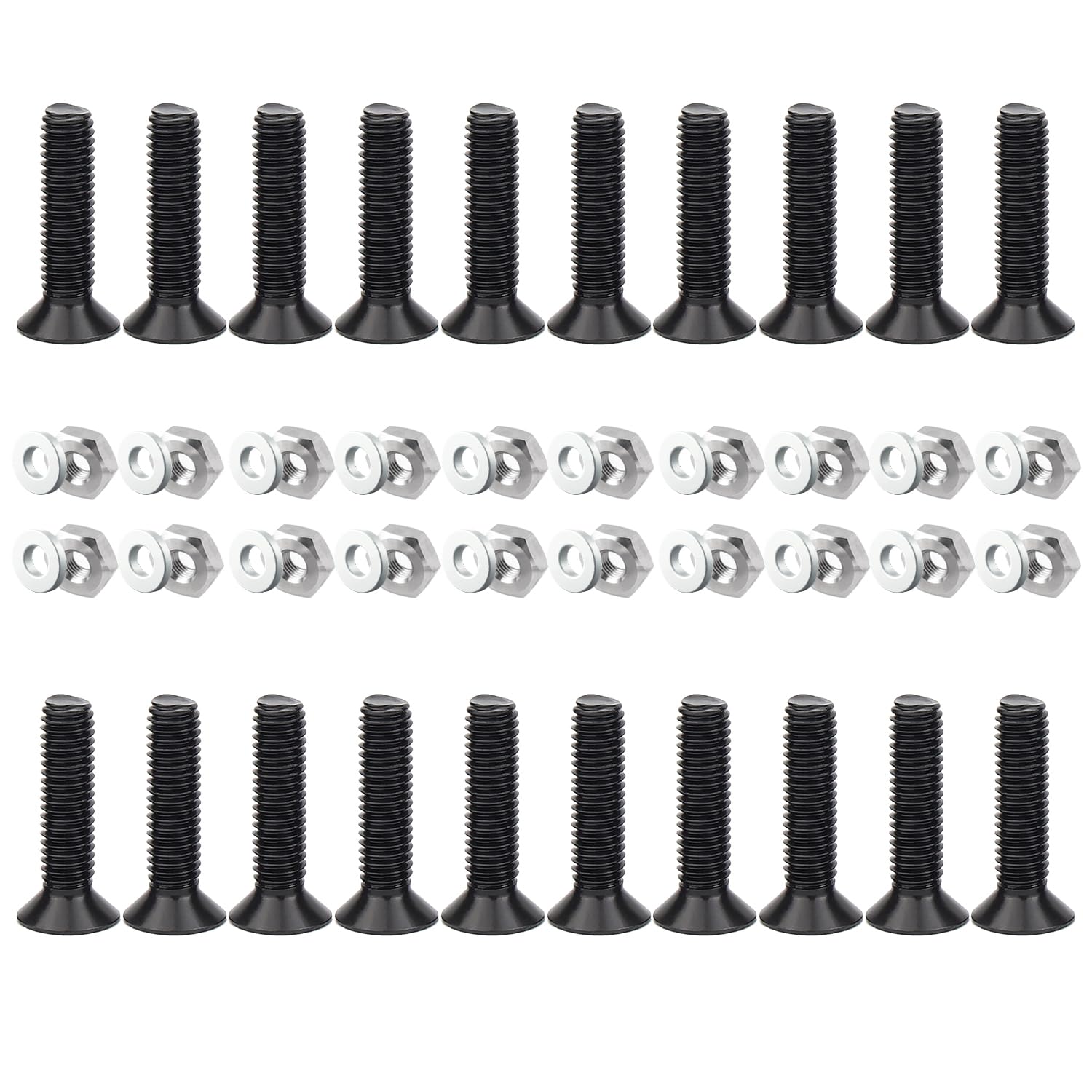 AC Electrical Tester 20-Pack D-Series Panel Mount Screw Set - Black ...