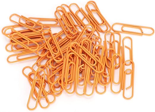 Amazon.com : Paper Clips 180pcs, Plastic Coated Paper Clips 2.9x0.8cm ...