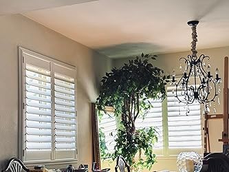 Amazon.com: SUNCRAFT SHUTTERS- Plantation-Interior-Window COVERINGS-Custom Made in 10 Days- DIY ...