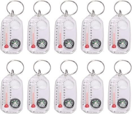 Amazon.com: UPALDHOU Compass Thermometer, 10PCS Portable ...