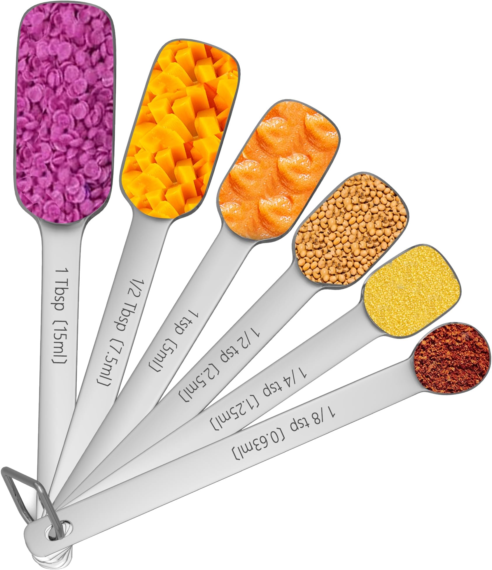 Amazon.com: Spring Chef Stainless Steel Measuring Cups Set of 7 & Round ...