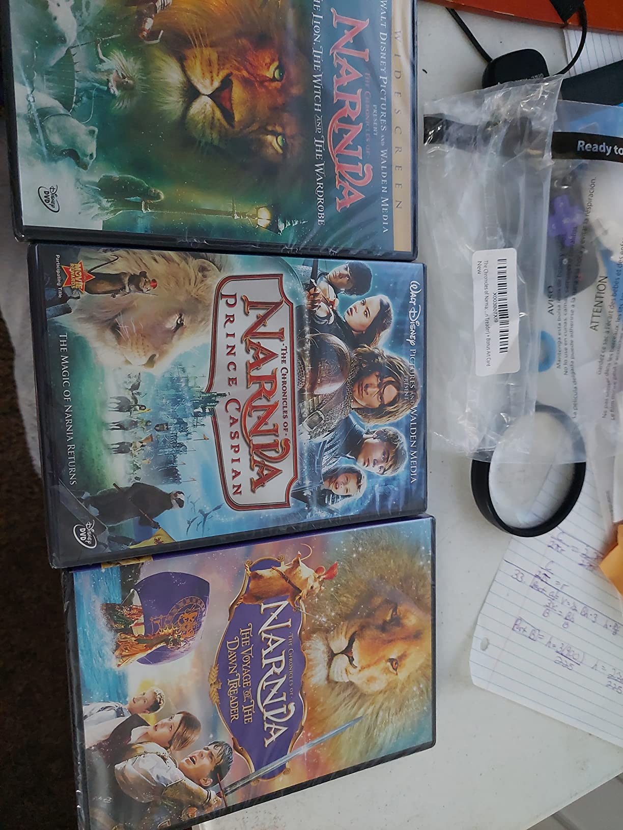 Amazon.com: The Chronicles of Narnia: Complete Movie Trilogy Blu-ray ...