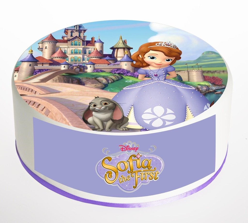 Sofia The First Princess Sofia Cake Topper Round Cake Topper ...