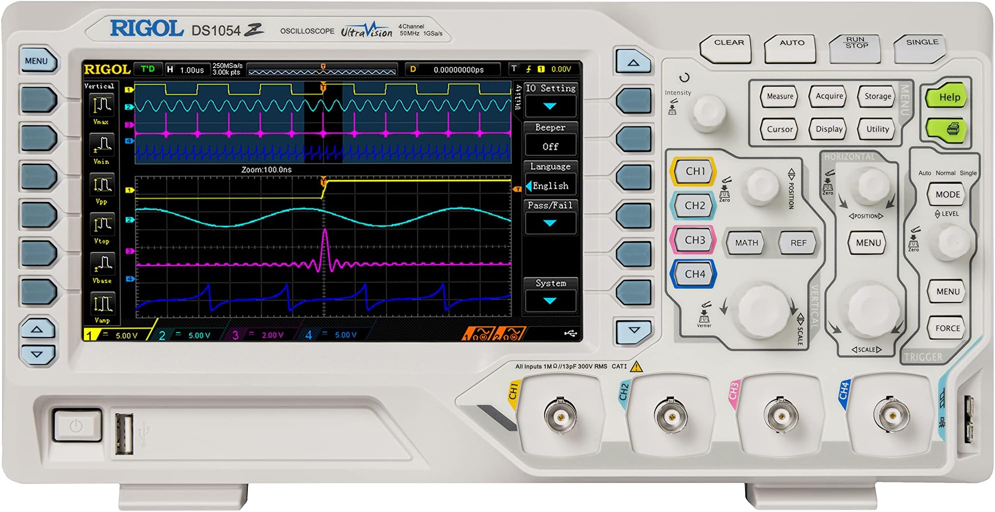 Keysight EDUX1052A 2 channel, 50MHz Oscilloscope with 1Gisa/s sampling ...