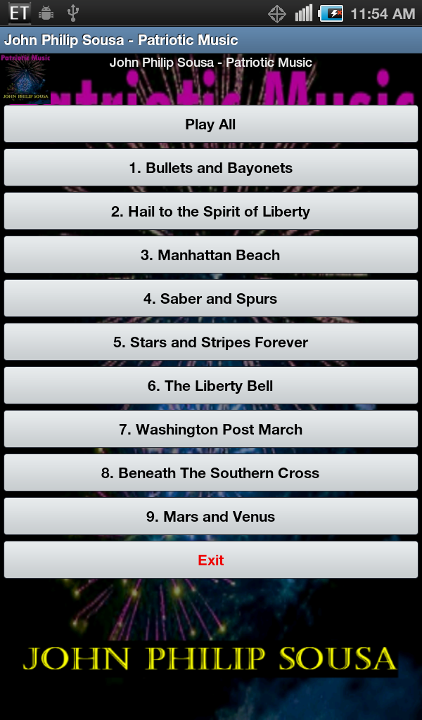 Aplicación John Phillip Sousa - Patriotic - Marching Music Volume 1 en ...