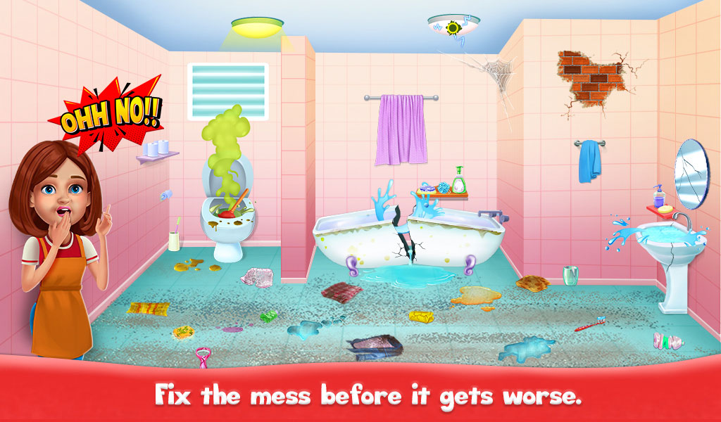 Big Home Cleanup and Wash : House Cleaning Game - App on Amazon Appstore