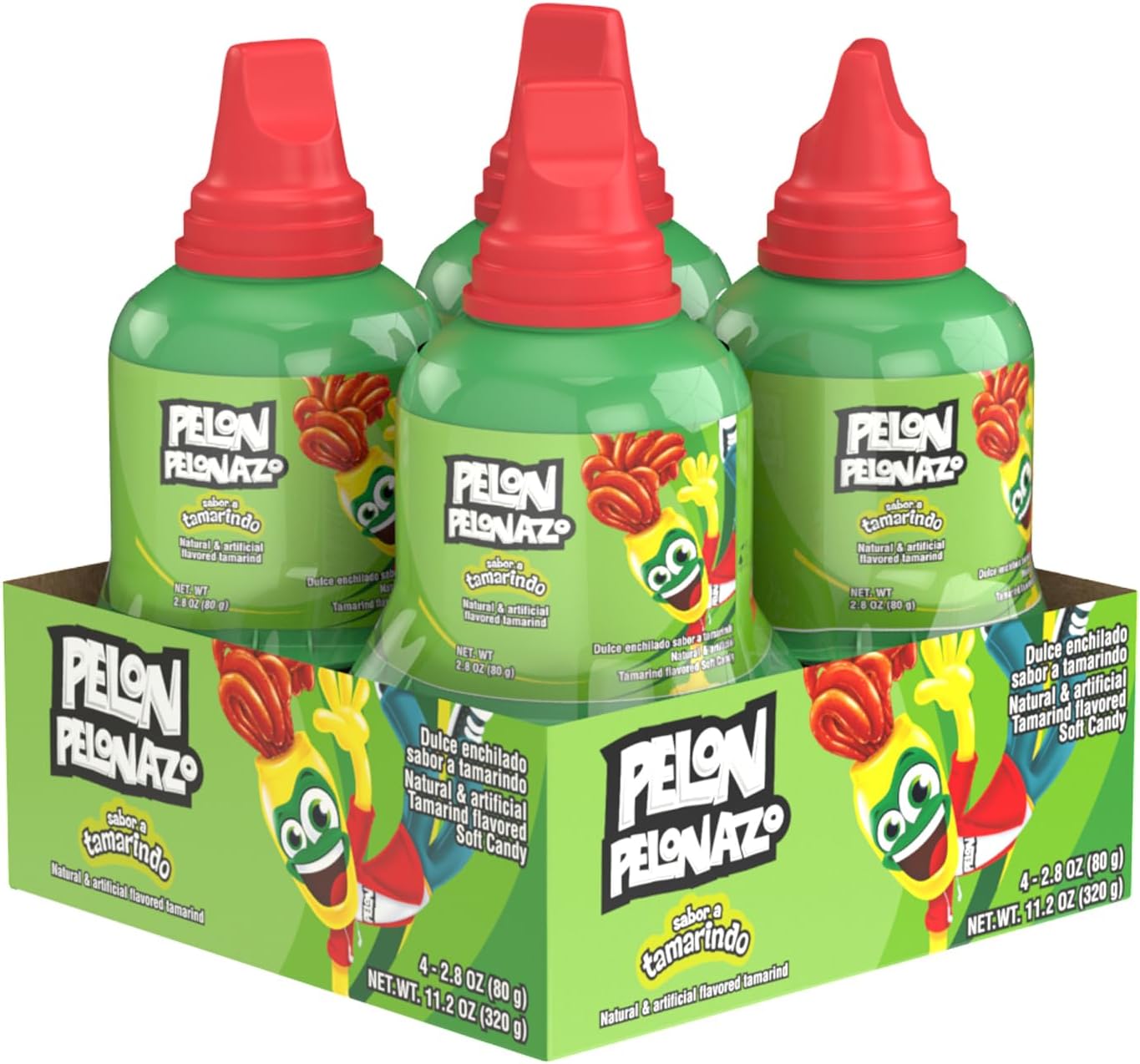 Amazon.com : Mini Pelon Pelo Rico Tamarind Push up Candy, 12-Count, 6.3 ...