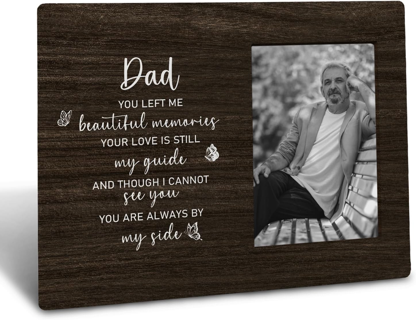 Amazon.com - Qvapt Dad Memorial Picture Frame,Dad Memorial Picture ...