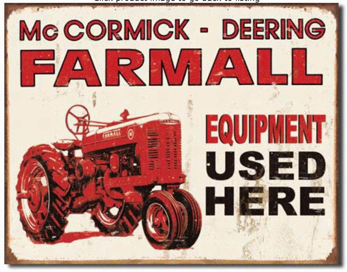 Amazon.com: Agedsign Farmall Model M Tractor IH Fast Farming Equipment ...