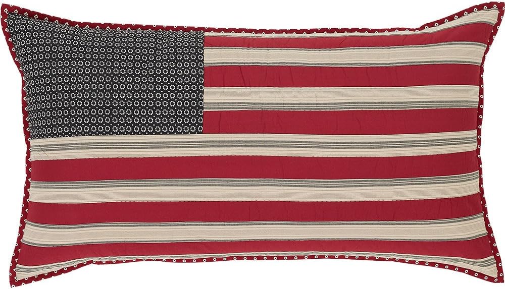 Amazon.com: Victory Luxury Sham Flag Quilted 21x37": Pillow Shams: Home ...