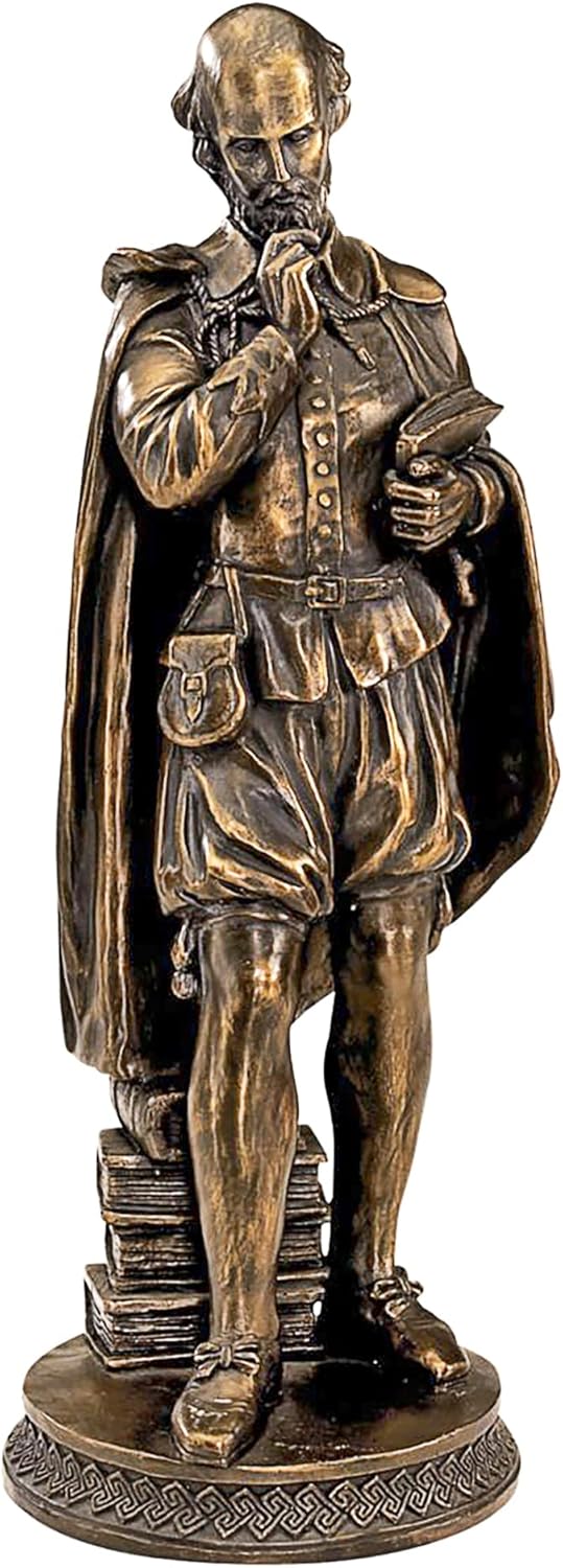Amazon.com: Design Toscano Pondering Shakespeare Sculpture : Home & Kitchen