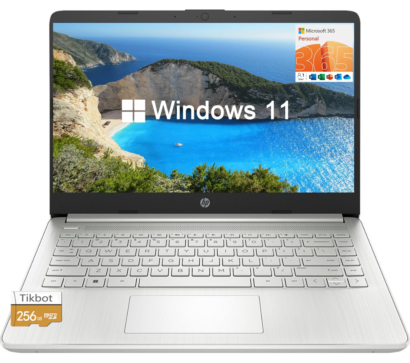 Amazon.com: HP Stream 14" HD BrightView Laptop, Intel Celeron N4120 ...
