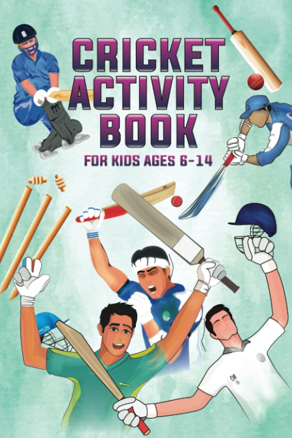 Cricket Activity Book For Kids Ages 6 14 Cricket Themed | Desertcart INDIA