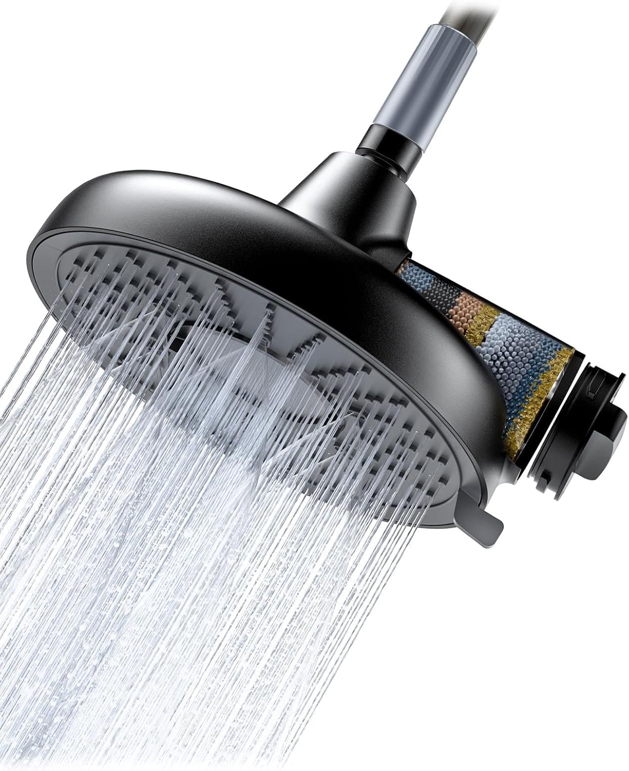Longriver F8 8 Inch Filtered Shower Head with Temperature Display High ...