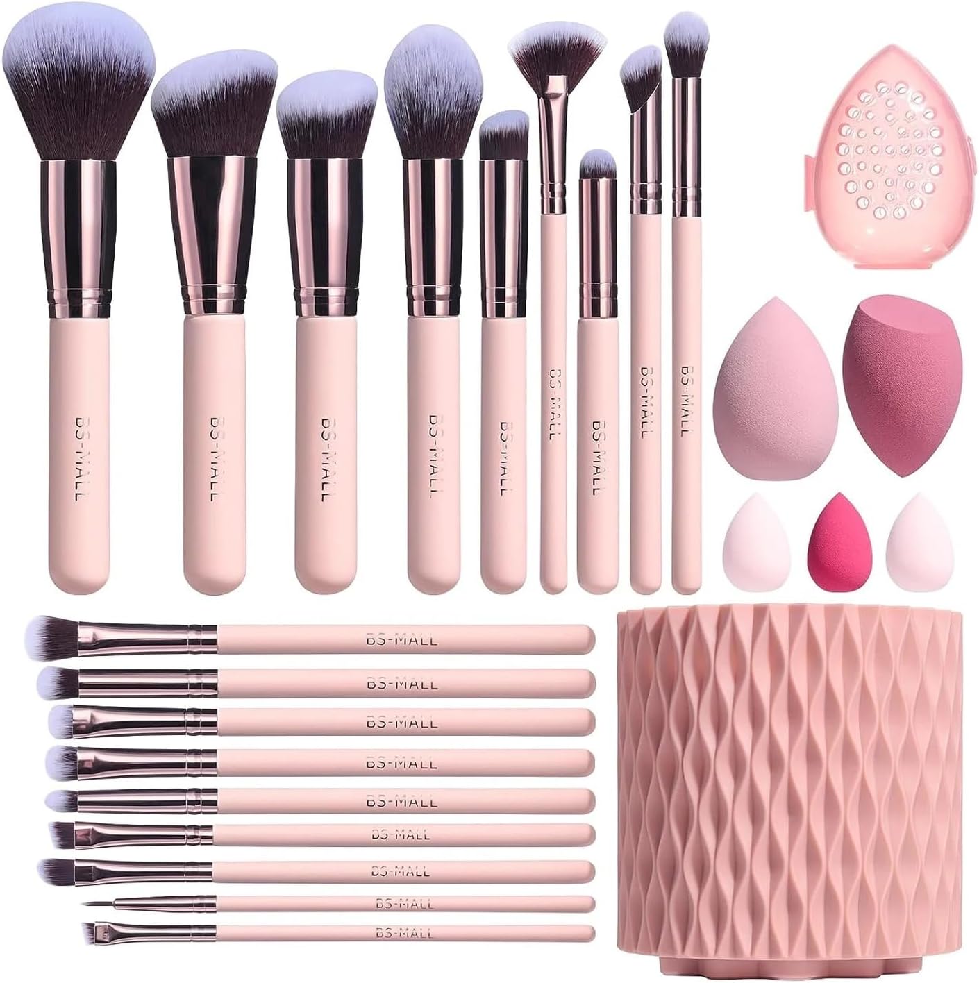 Amazon.com: Makeup Brush Set, 17PCs Makeup Brushes with Foundation ...