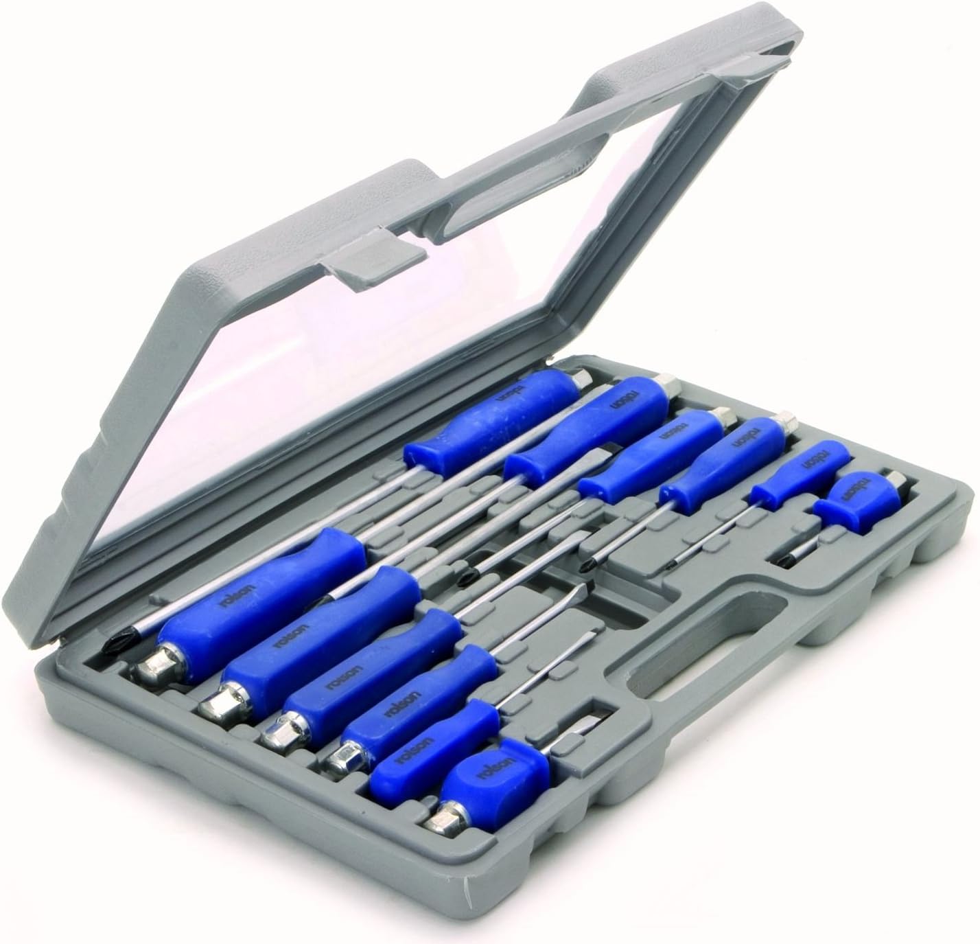 Rolson 28597 Hex Shank Bolster Screwdriver (12 Pieces) : Amazon.co.uk ...