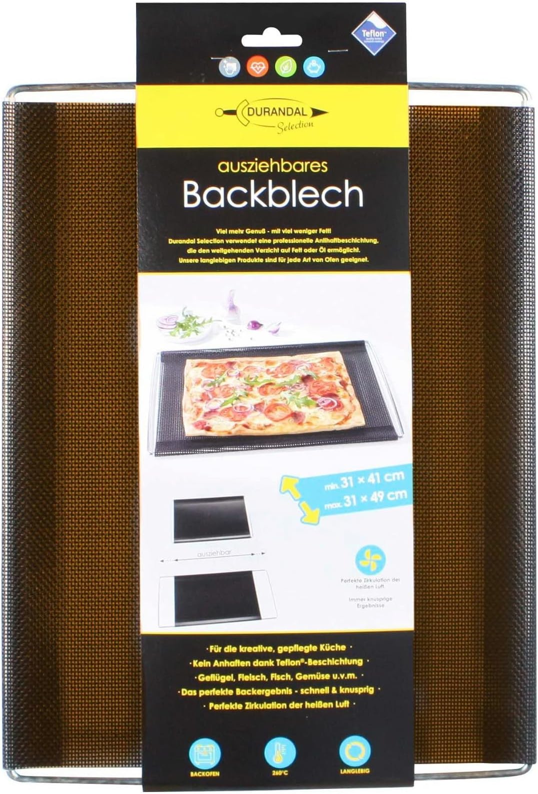 Dr. Oetker Herdbackblech ausziehbar (37-54 x 3 x 33 cm) BACK-IDEE ...