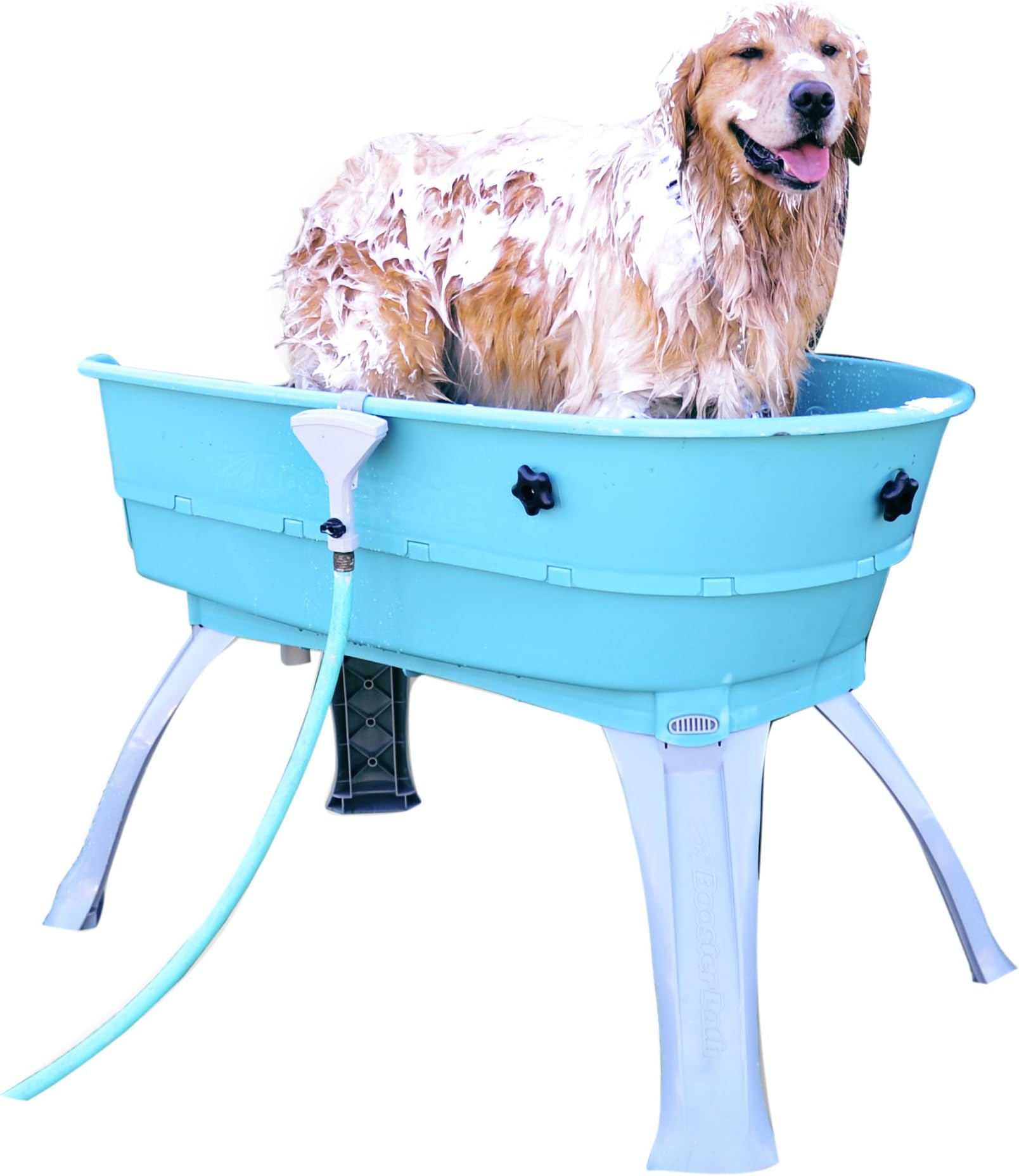 Amazon.com : Booster Bath Elevated Pet Bathing, Teal, Large (Pack of 1 ...