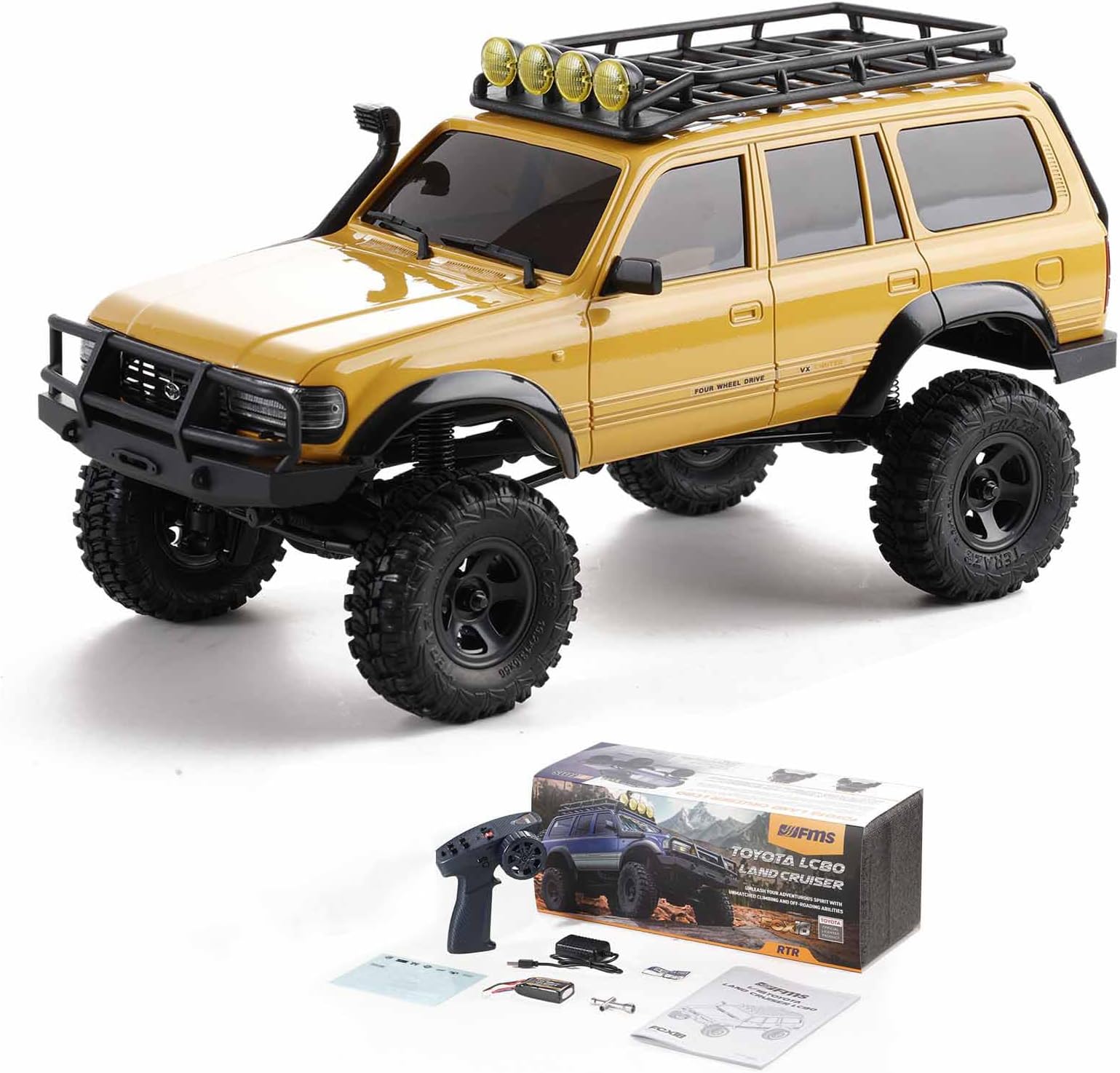 FMS RC Crawler Toyota Cruiser LC80 FCX18-1/18 Offroad Trucks 4X4 RC ...