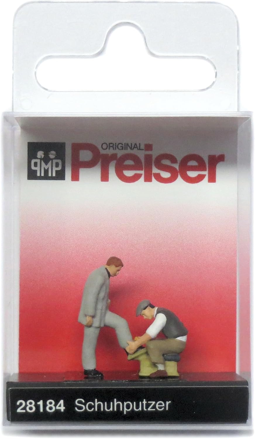 Amazon.com: Preiser 28184 Shoe Shine Boy & Customer HO Model Figure : Arts, Crafts & Sewing